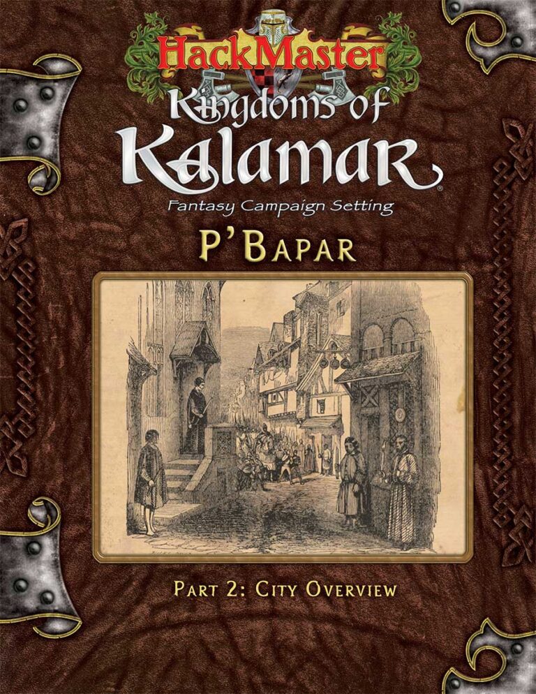 HackMaster - Kingdoms of Kalamar - P'Bapar 2: City Overview (PDF ...