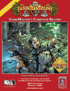 HackMaster 4E - GameMaster's Campaign Record Book (PDF) - Kenzer & Company